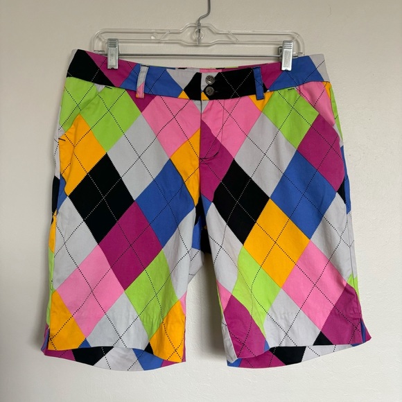 Loudmouth | Shorts | Loudmouth Argyle Pattern Golf Bermuda Shorts ...